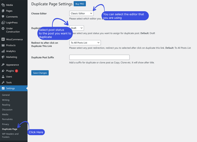How to Duplicate a Page in WordPress - LoginPress